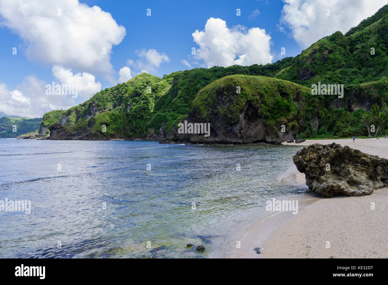 Beautiful white beach in Ivana Island, Batanes , Philippines Stock ...