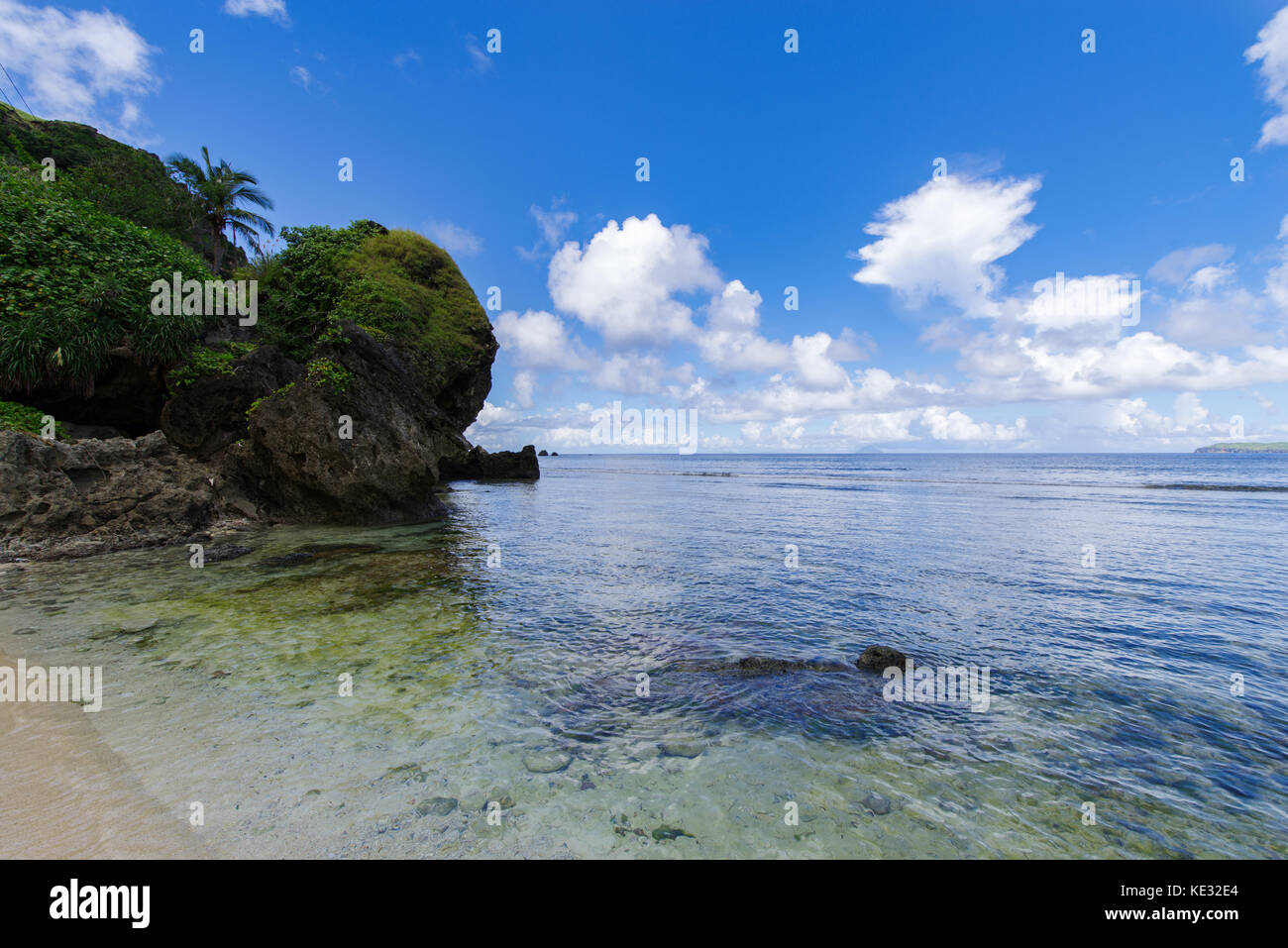 Beautiful white beach in Ivana Island, Batanes , Philippines Stock ...