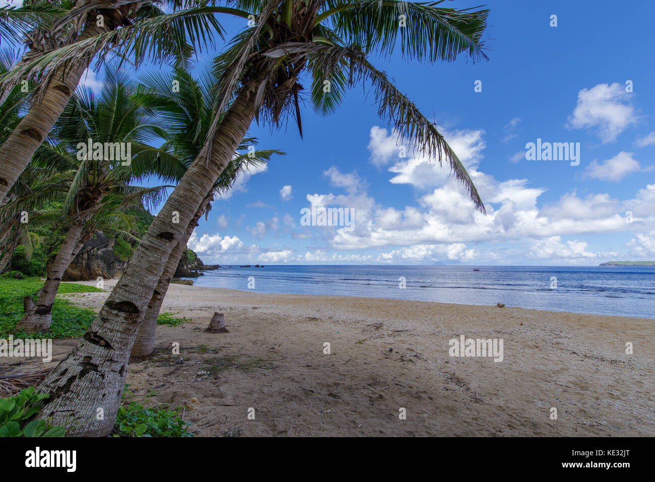 Beautiful white beach in Ivana Island, Batanes , Philippines Stock ...