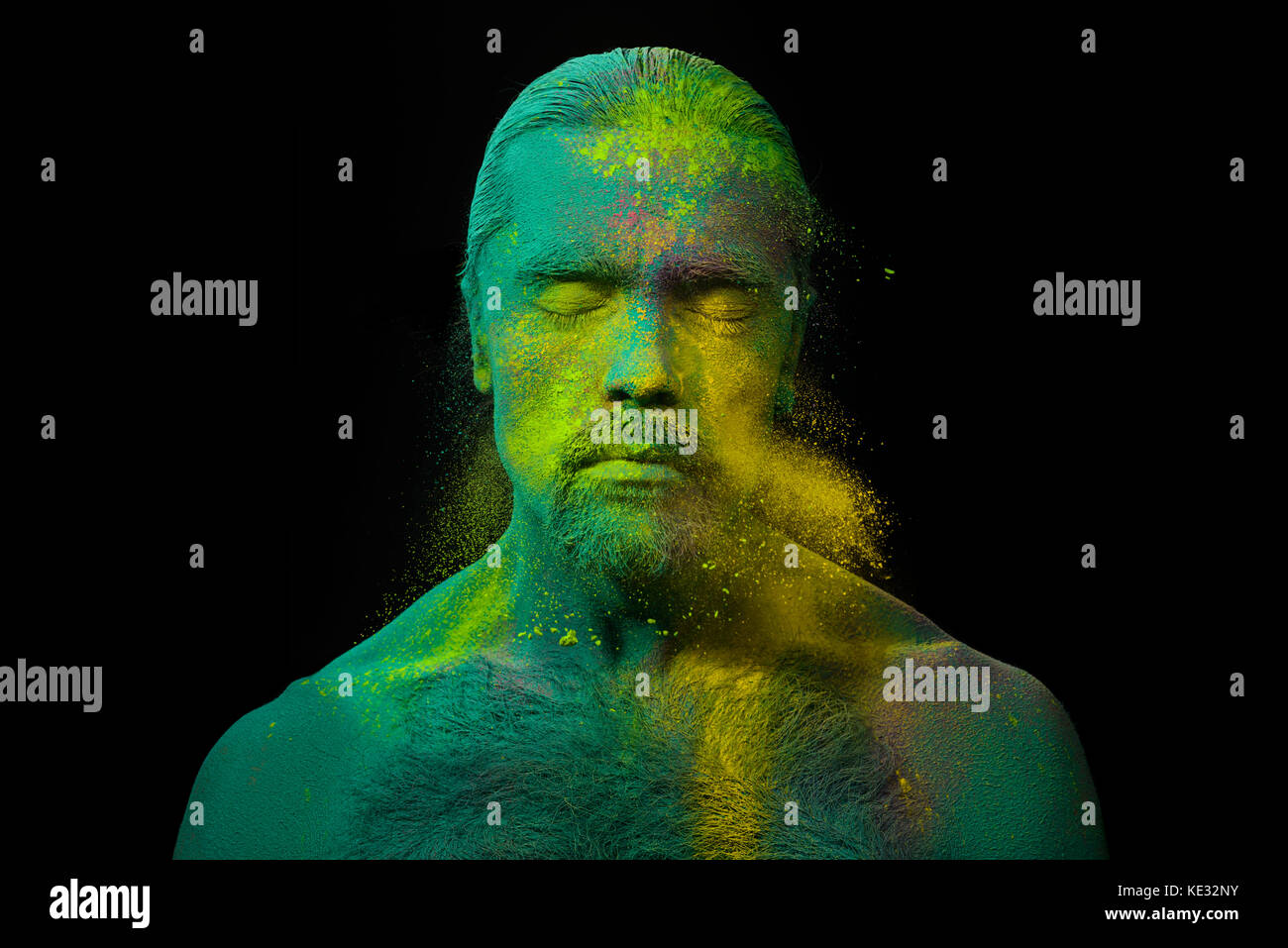 Paint powder body hi-res stock photography and images - Alamy