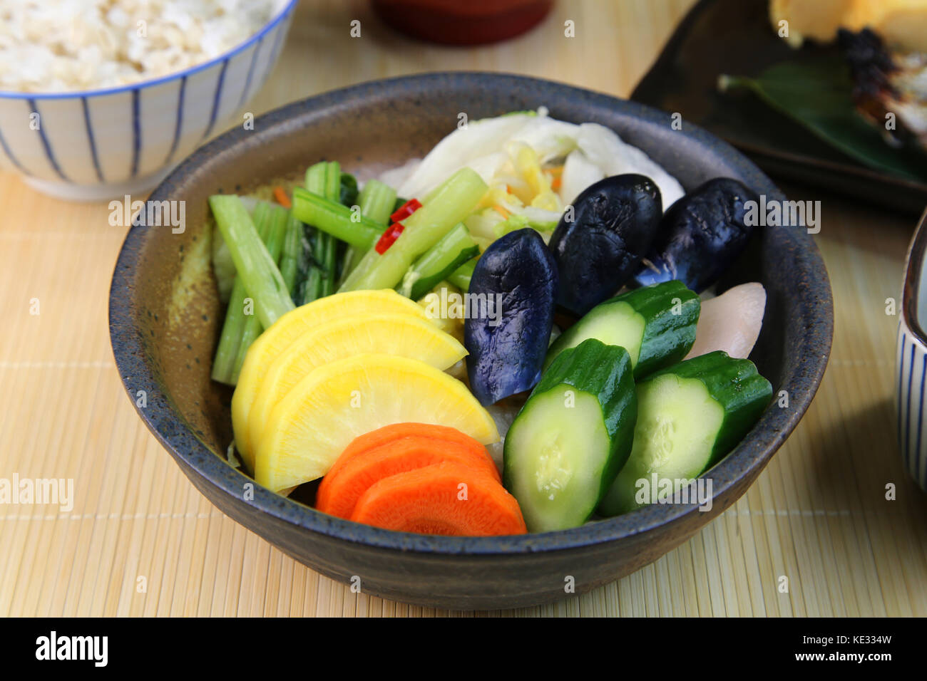 Tsukemono Pickles High Resolution Stock Photography and Images - Alamy
