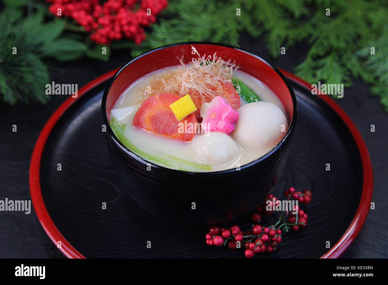 Kyoto Style Zoni Stock Photo - Alamy