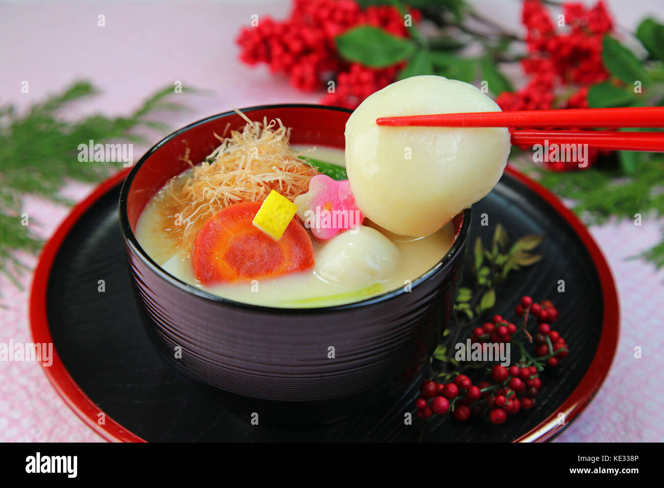 Kyoto Style Zoni Stock Photo - Alamy
