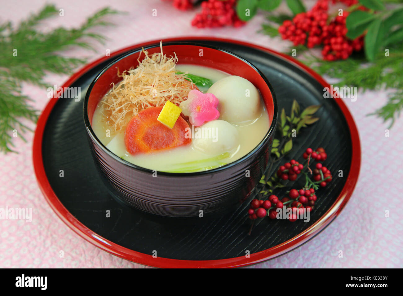 Kyoto Style Zoni Stock Photo - Alamy
