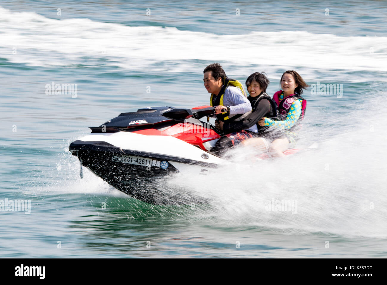 Jet ski child hi-res stock photography and images - Alamy