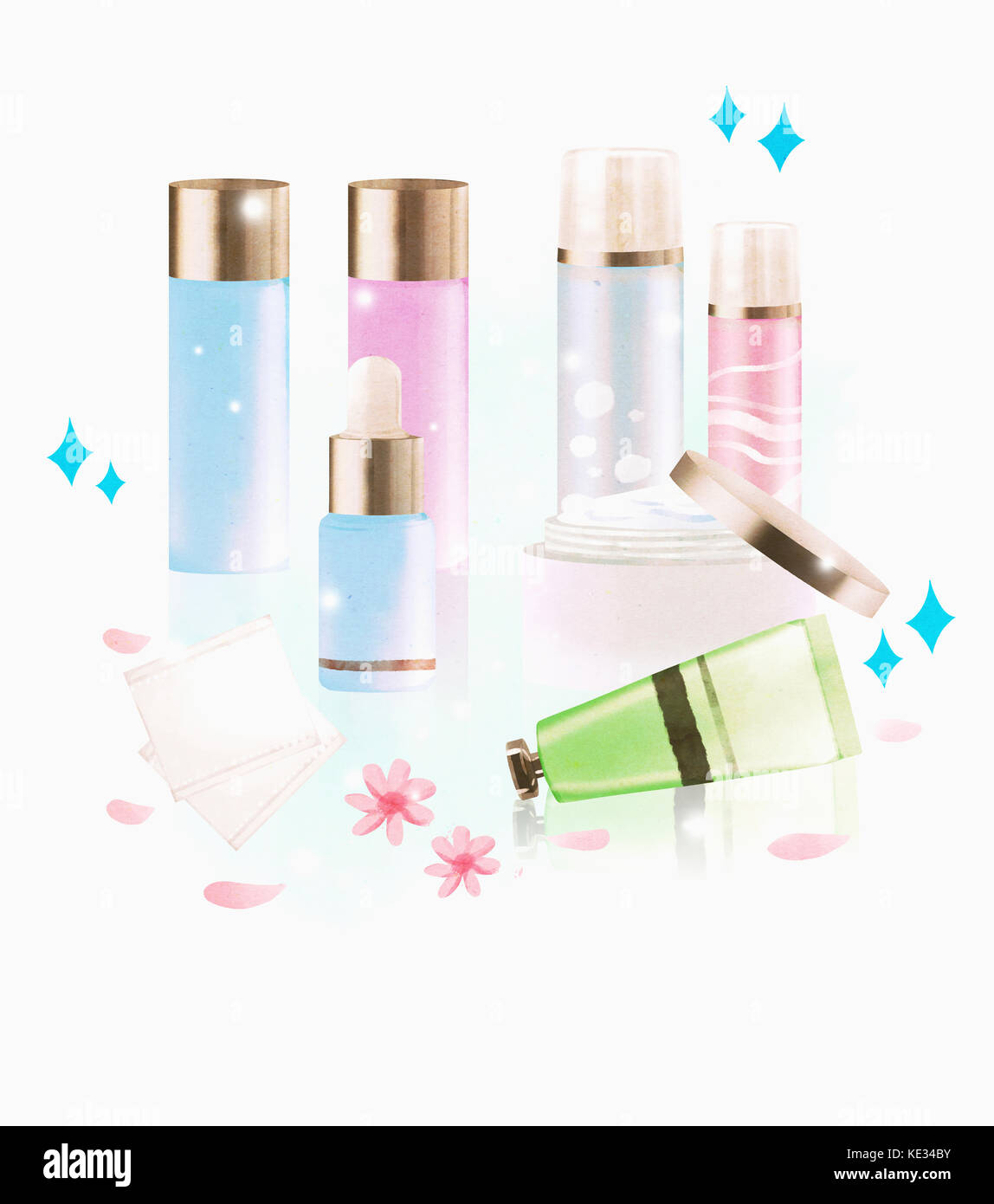 Toner pad Cut Out Stock Images & Pictures - Alamy