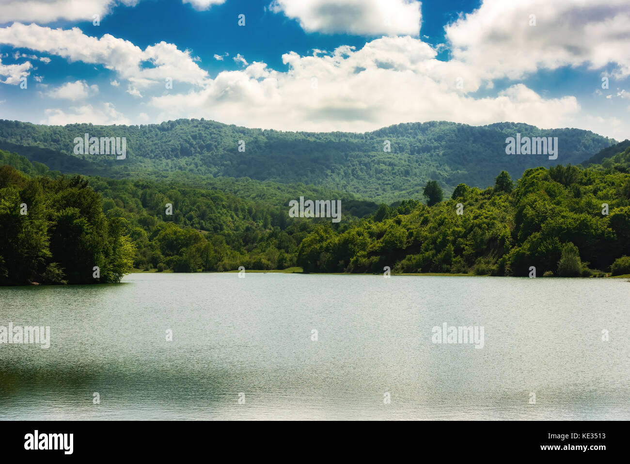 Beautiful mountain green lake hi-res stock photography and images - Alamy
