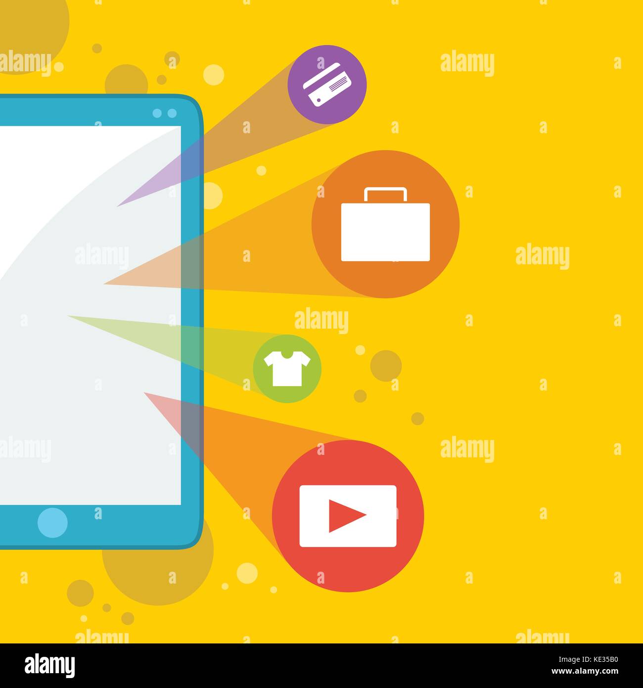 Design mobile marketing style collection Stock Vector Image & Art - Alamy