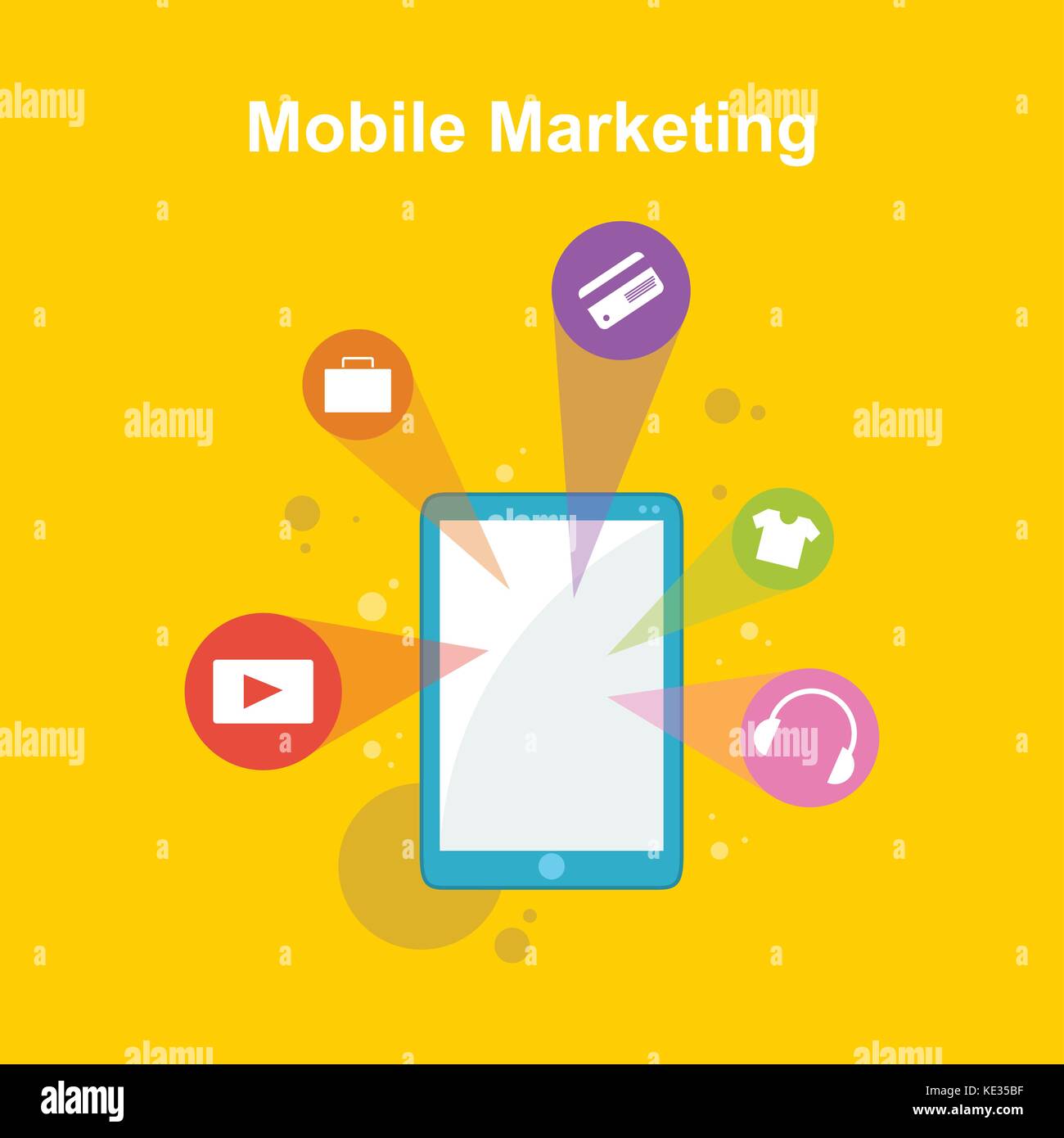 Design mobile marketing style collection Stock Vector Image & Art - Alamy