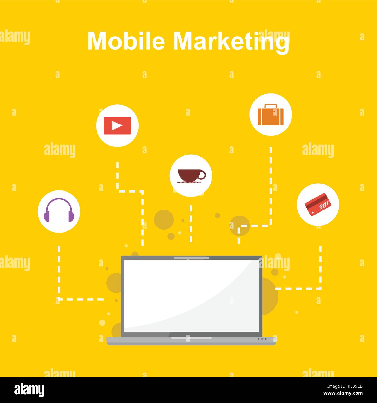 Design mobile marketing style collection Stock Vector Image & Art - Alamy