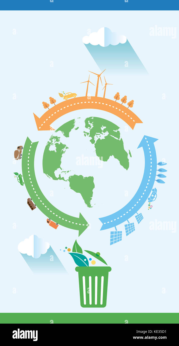Earth rotation infographic hi-res stock photography and images - Alamy