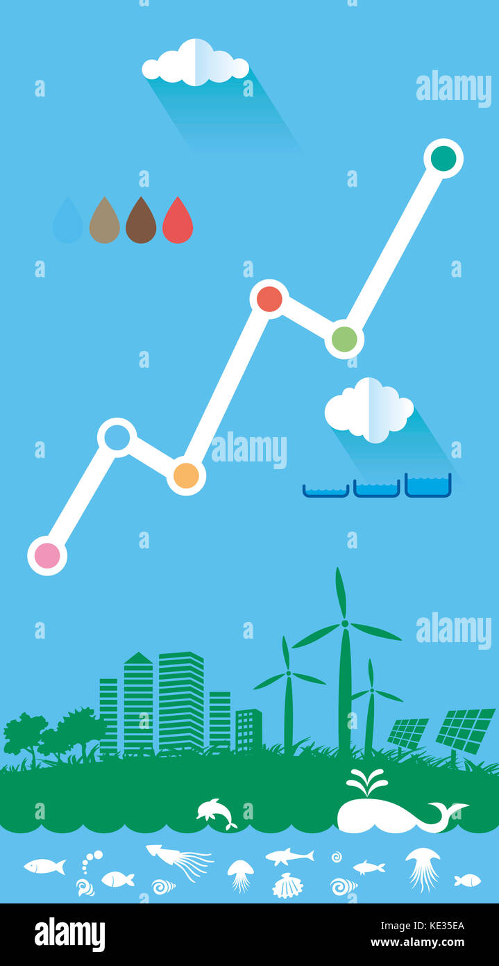 Infographic illustration related to environmental protection Stock ...