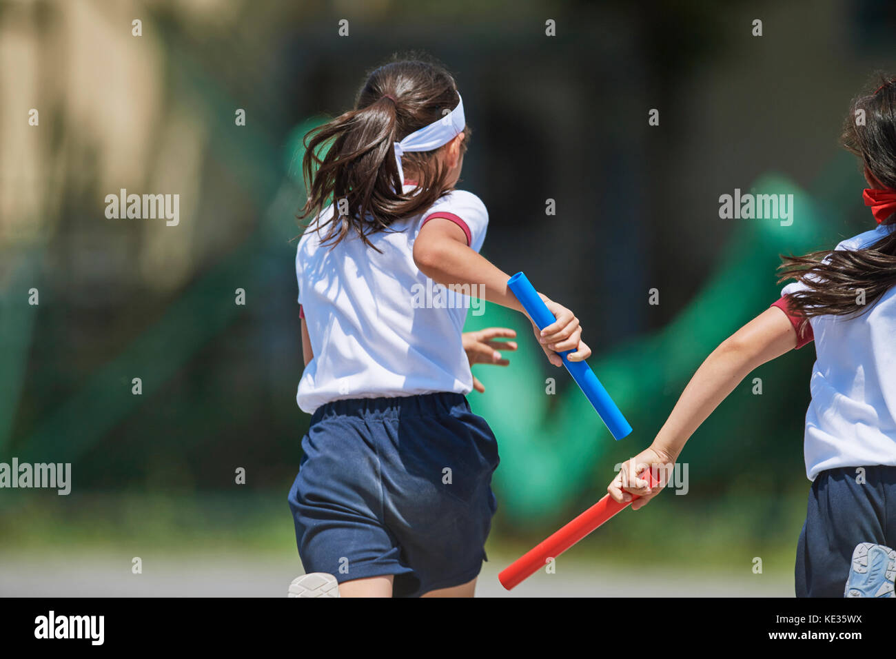 Japanese kids during school sports day Stock Photo - Alamy