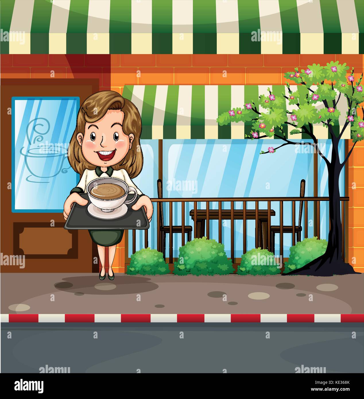 Pavement serving Stock Vector Images - Alamy