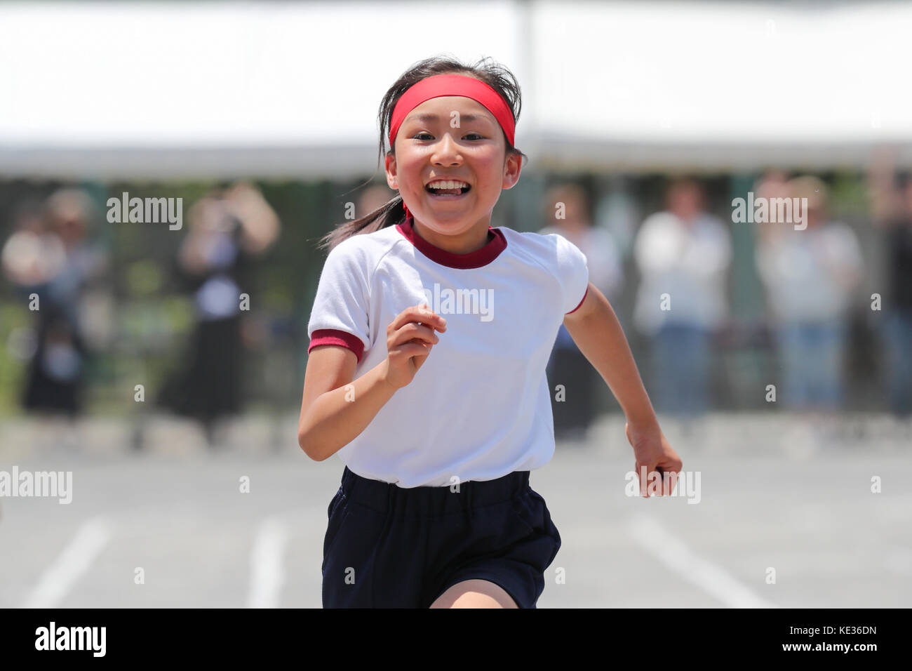 Japanese kids during school sports day Stock Photo - Alamy