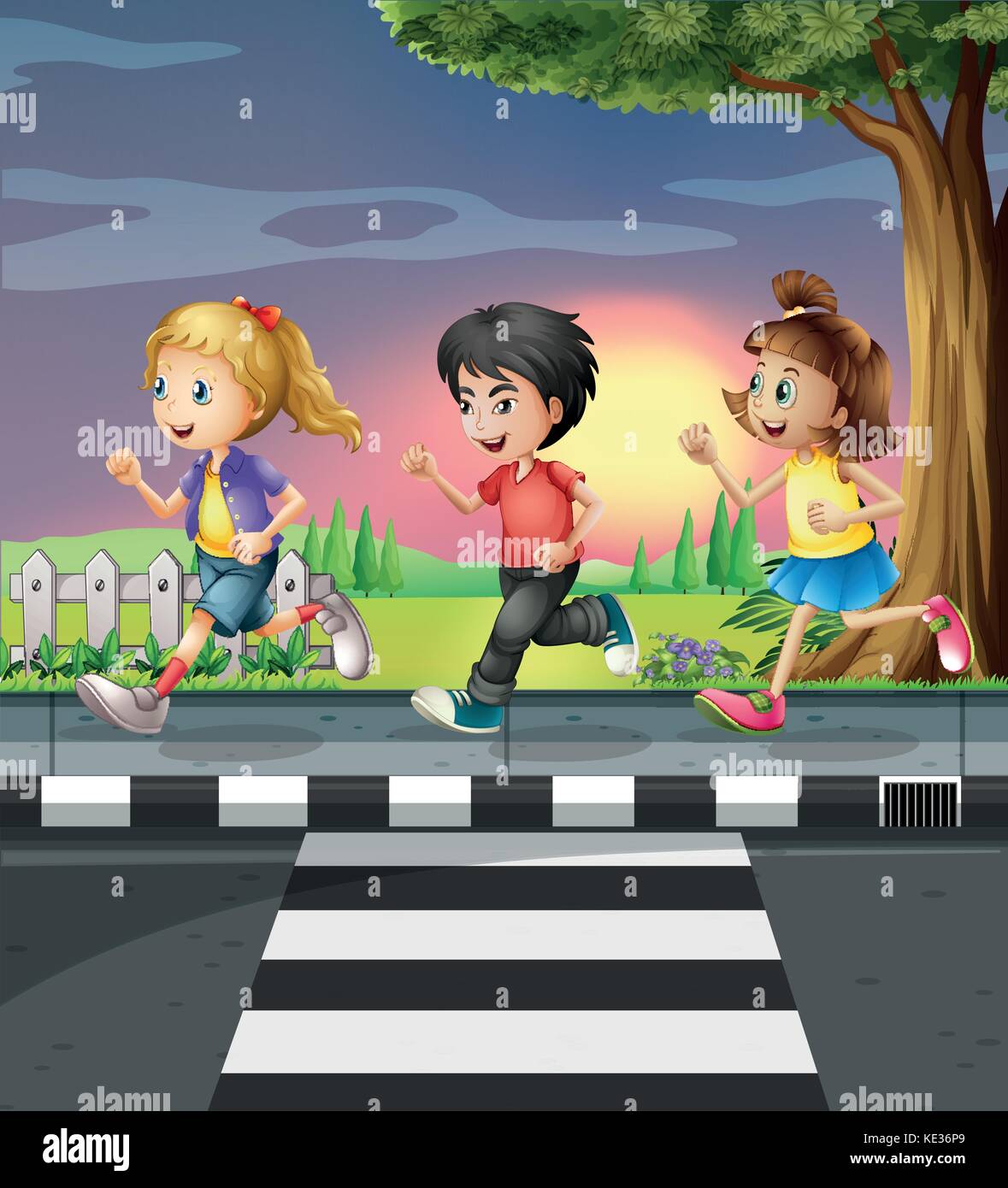 Along The Road Clipart Road Path Clipart Vector Images | Depositphotos