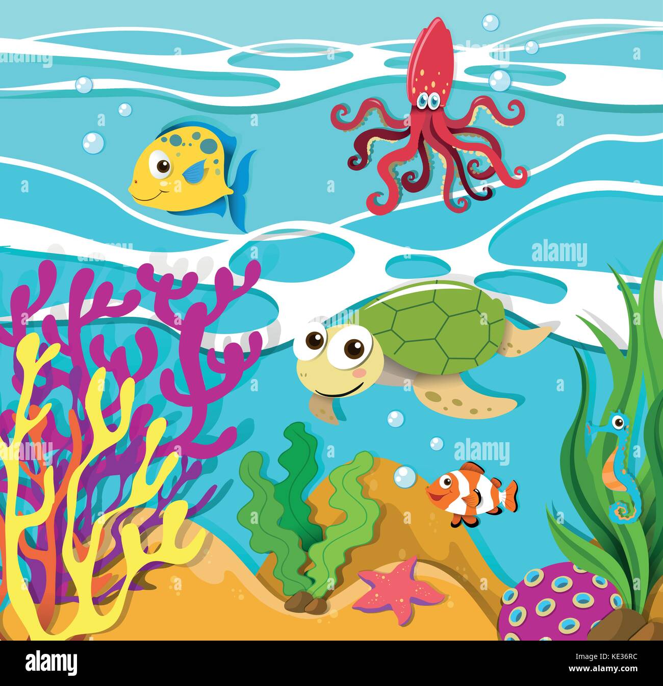 Ocean Ecosystem Clipart