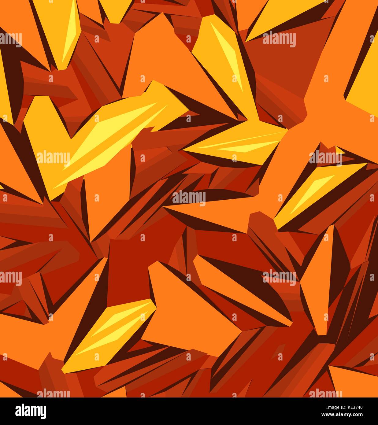 Background design in orange color illustration Stock Vector Image & Art ...