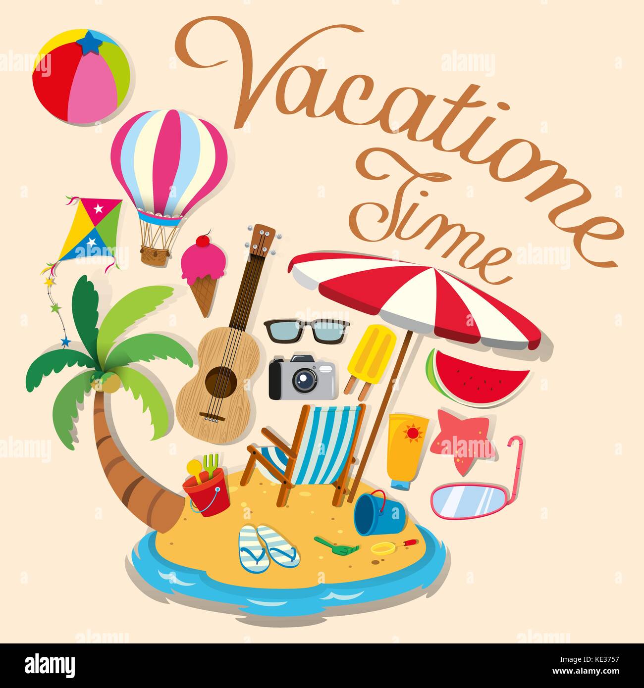 Summer Vacation Drawing Easy And Beautiful