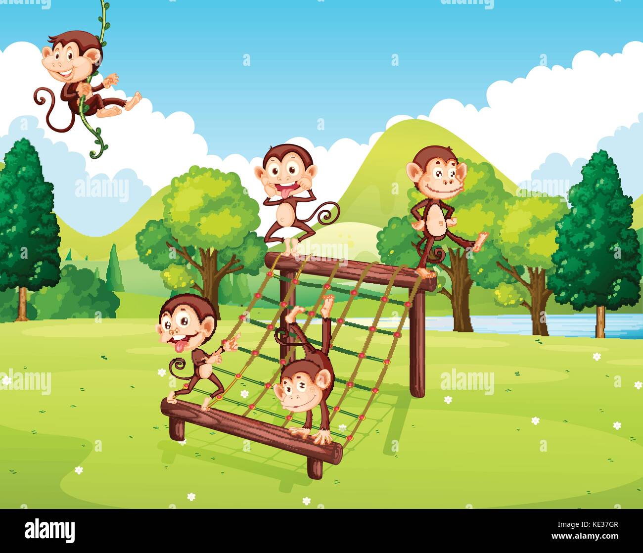 Station zoo Stock Vector Images - Alamy