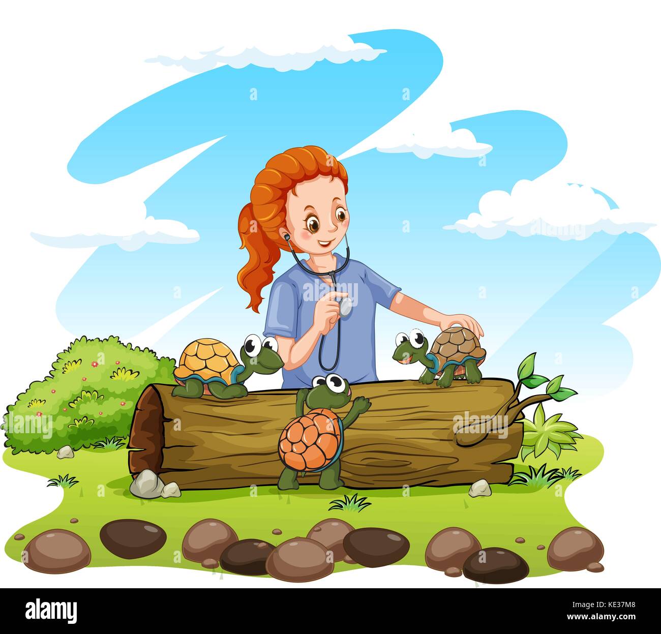 Doctor clipart turtle hi-res stock photography and images - Alamy