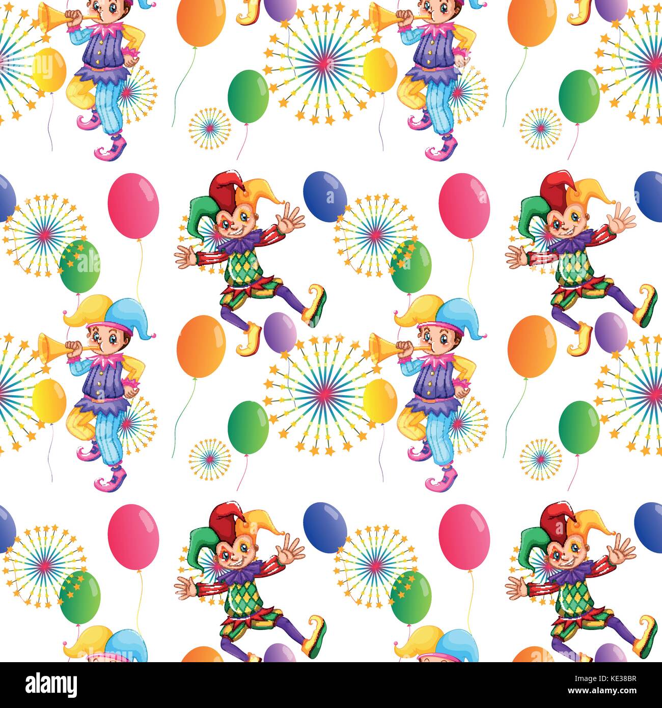 Man circus balloons carnival Stock Vector Images - Alamy