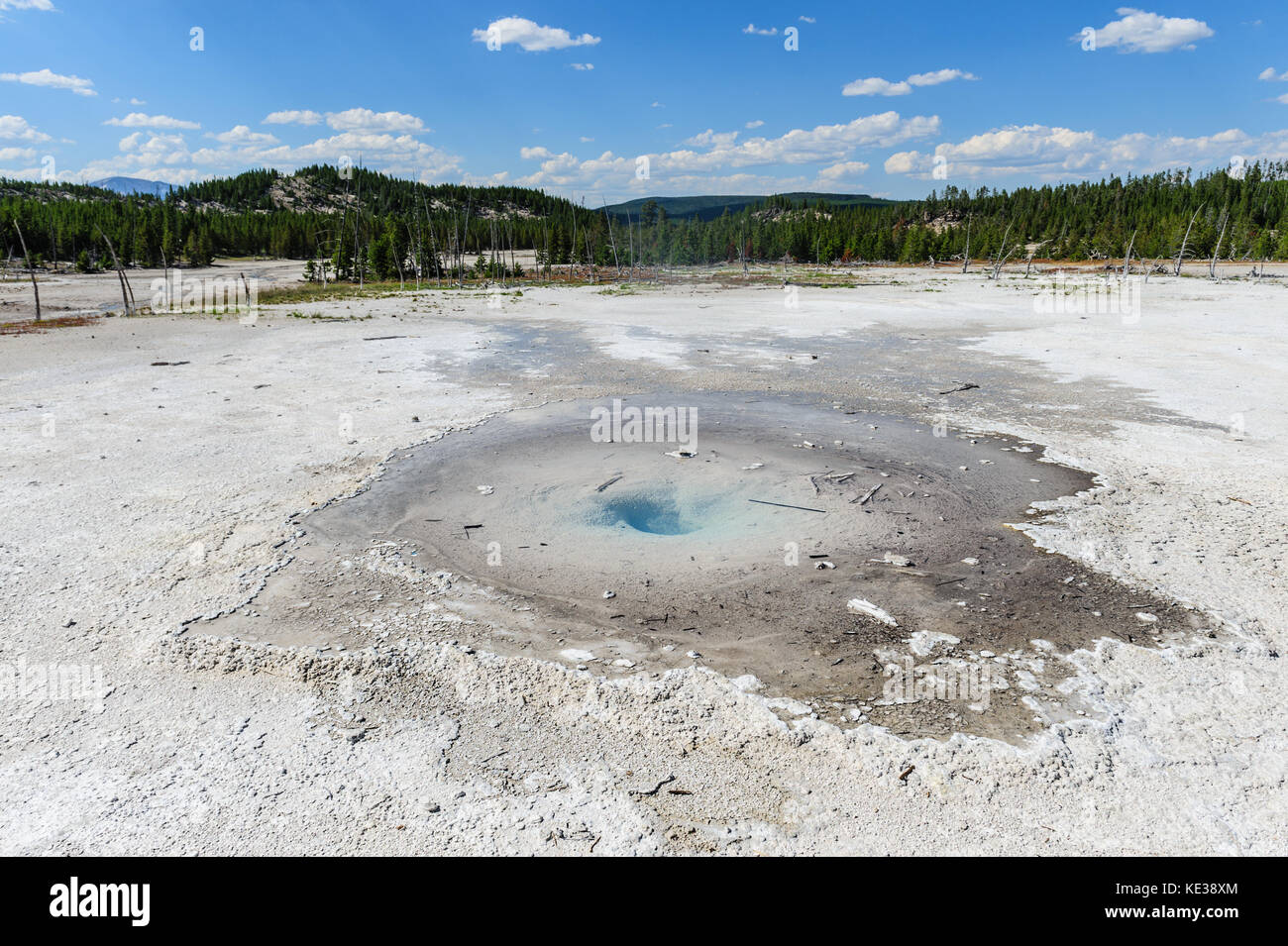 Norris Geyser Basin Stock Photo - Alamy