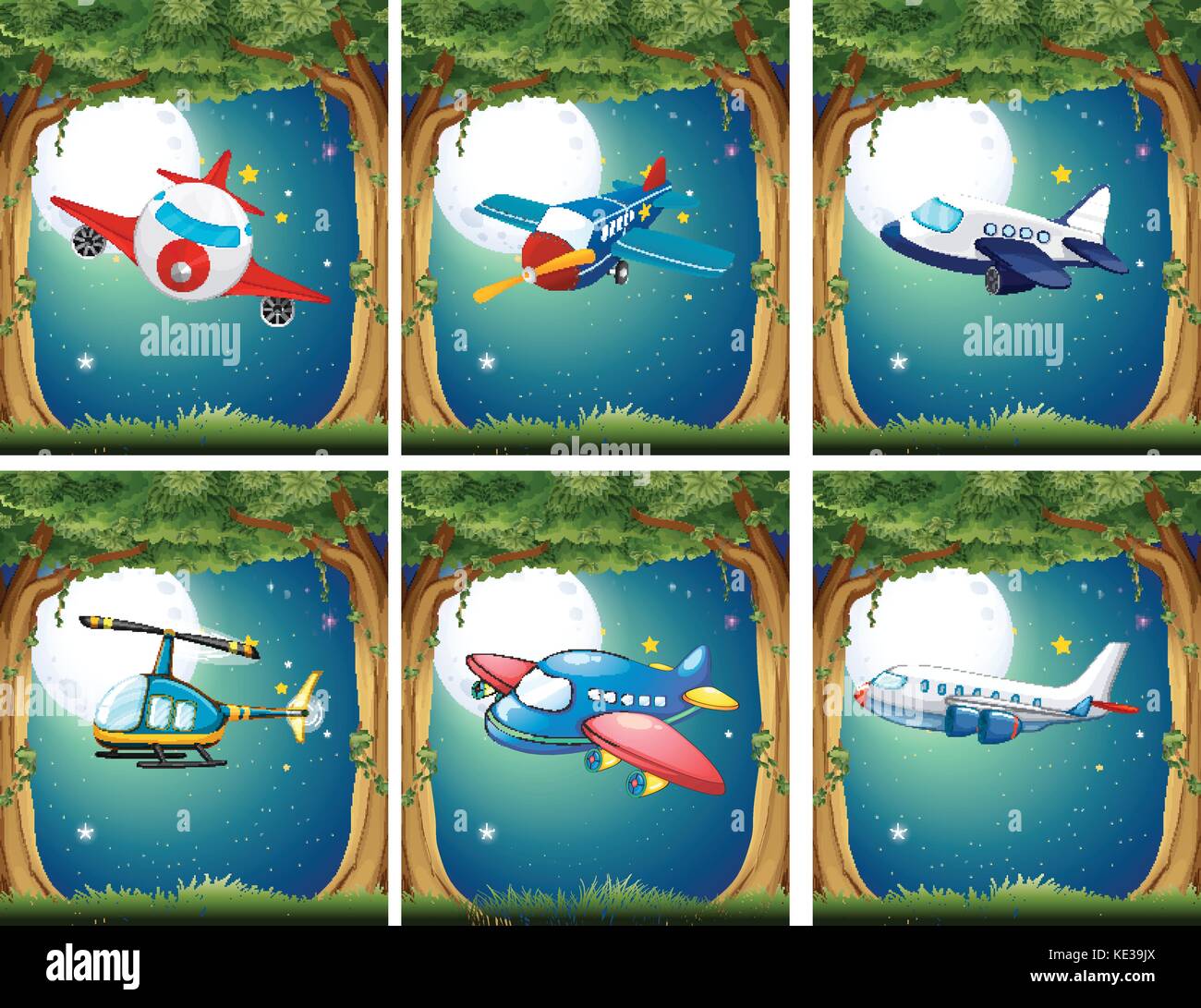 Flying hovercraft Stock Vector Images - Alamy