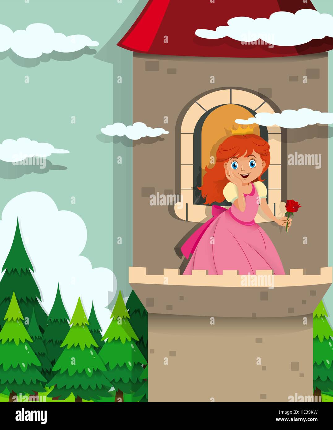 Princess pine Stock Vector Images - Alamy