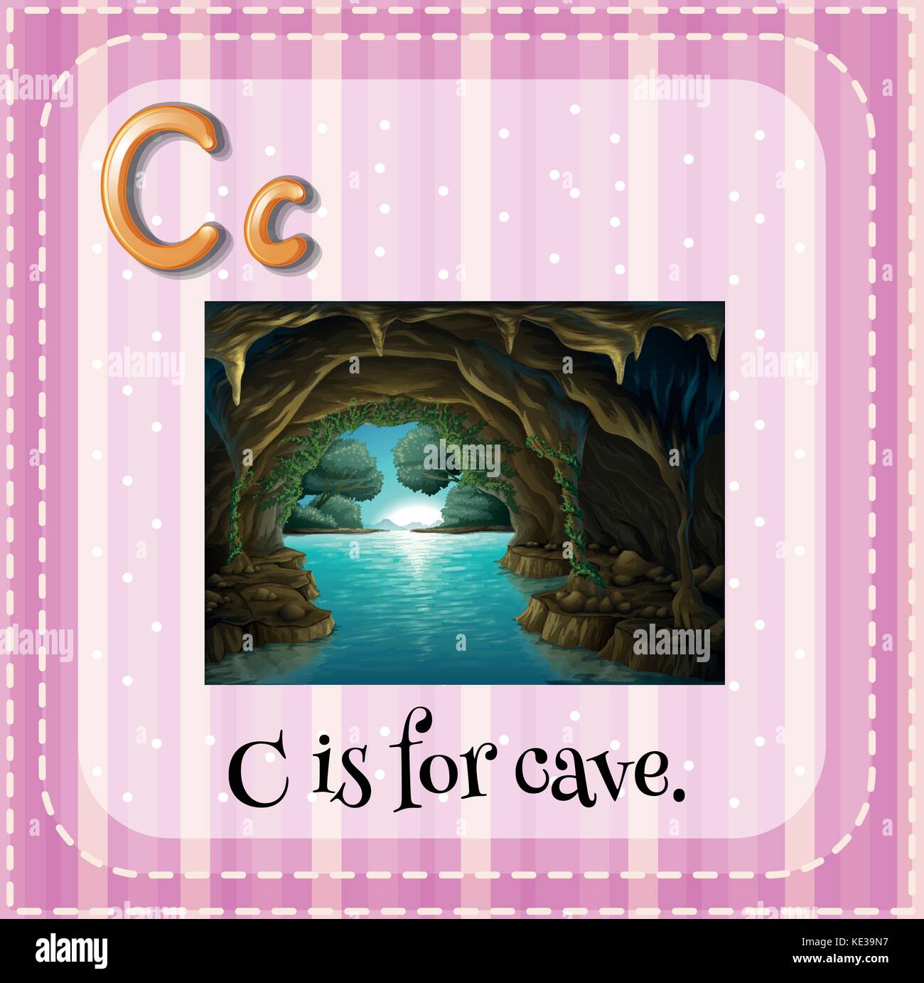 Cave of letters Stock Vector Images - Alamy
