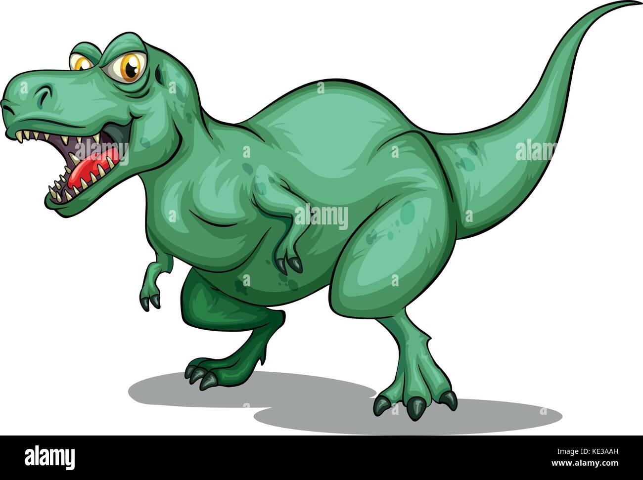 T-Rex with sharp teeth illustration Stock Vector Image & Art - Alamy