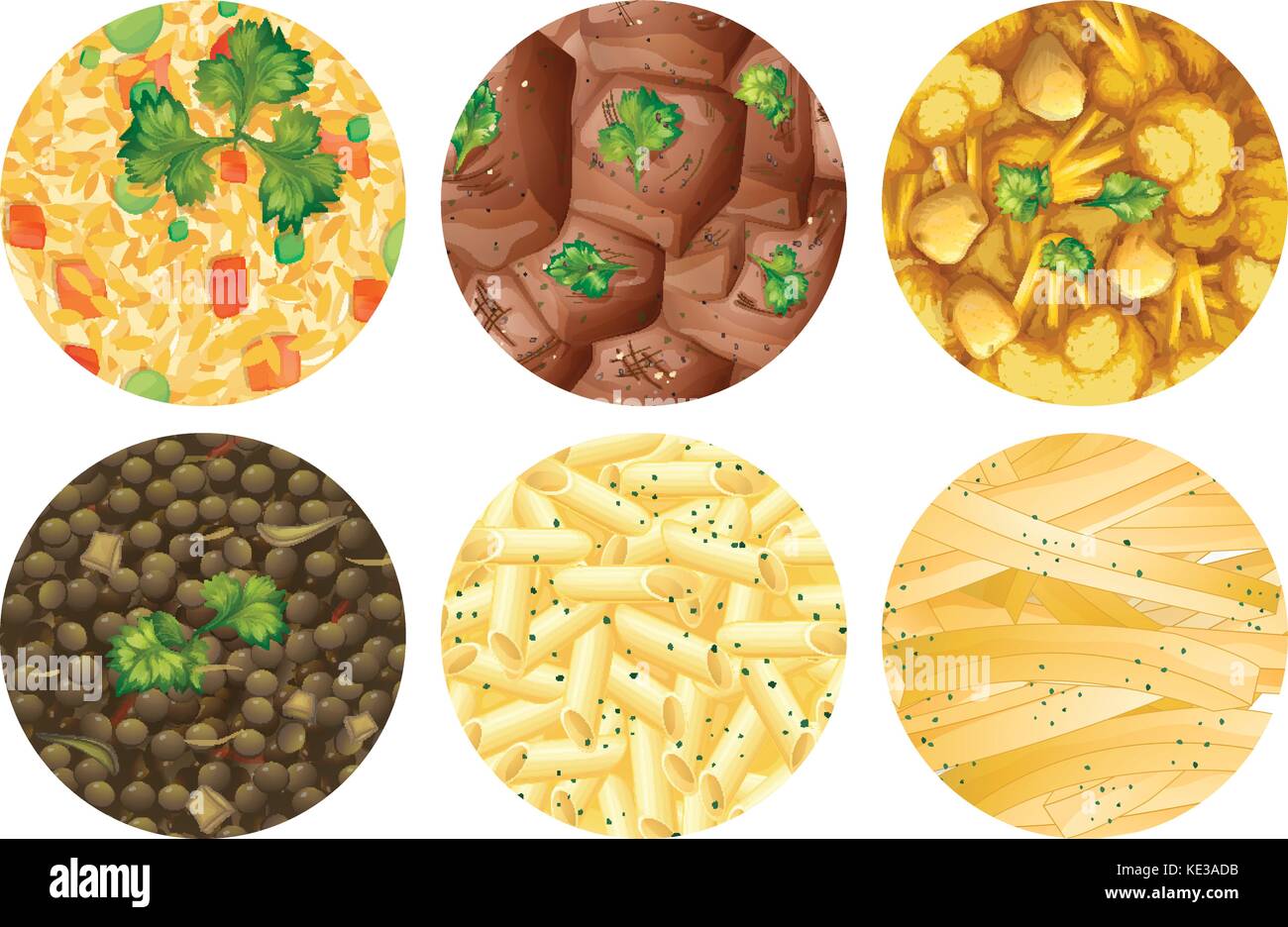 Asian thai food top Stock Vector Images - Alamy