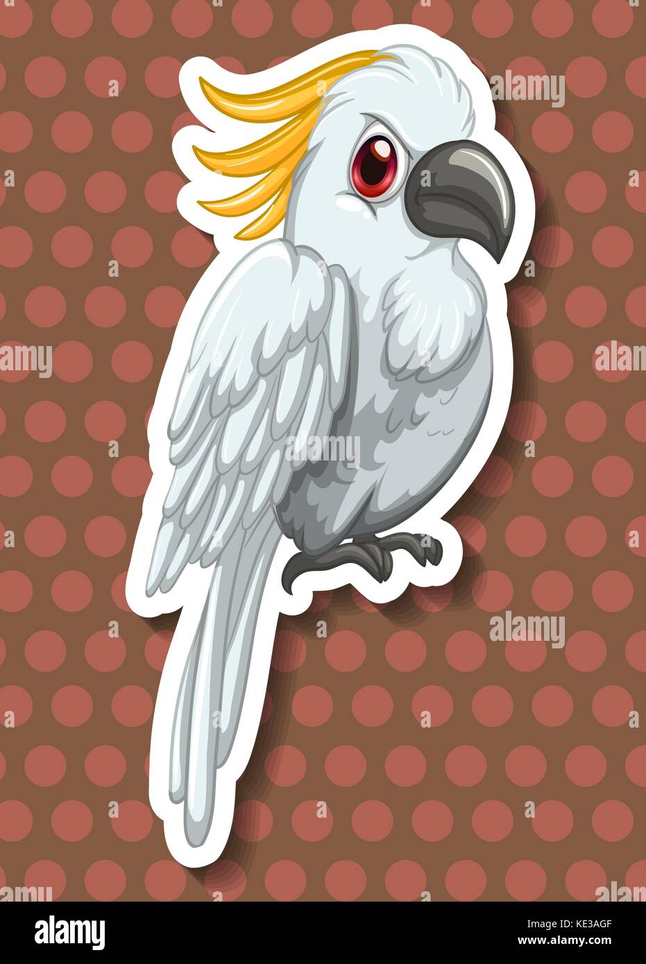 African macaw Stock Vector Images - Alamy