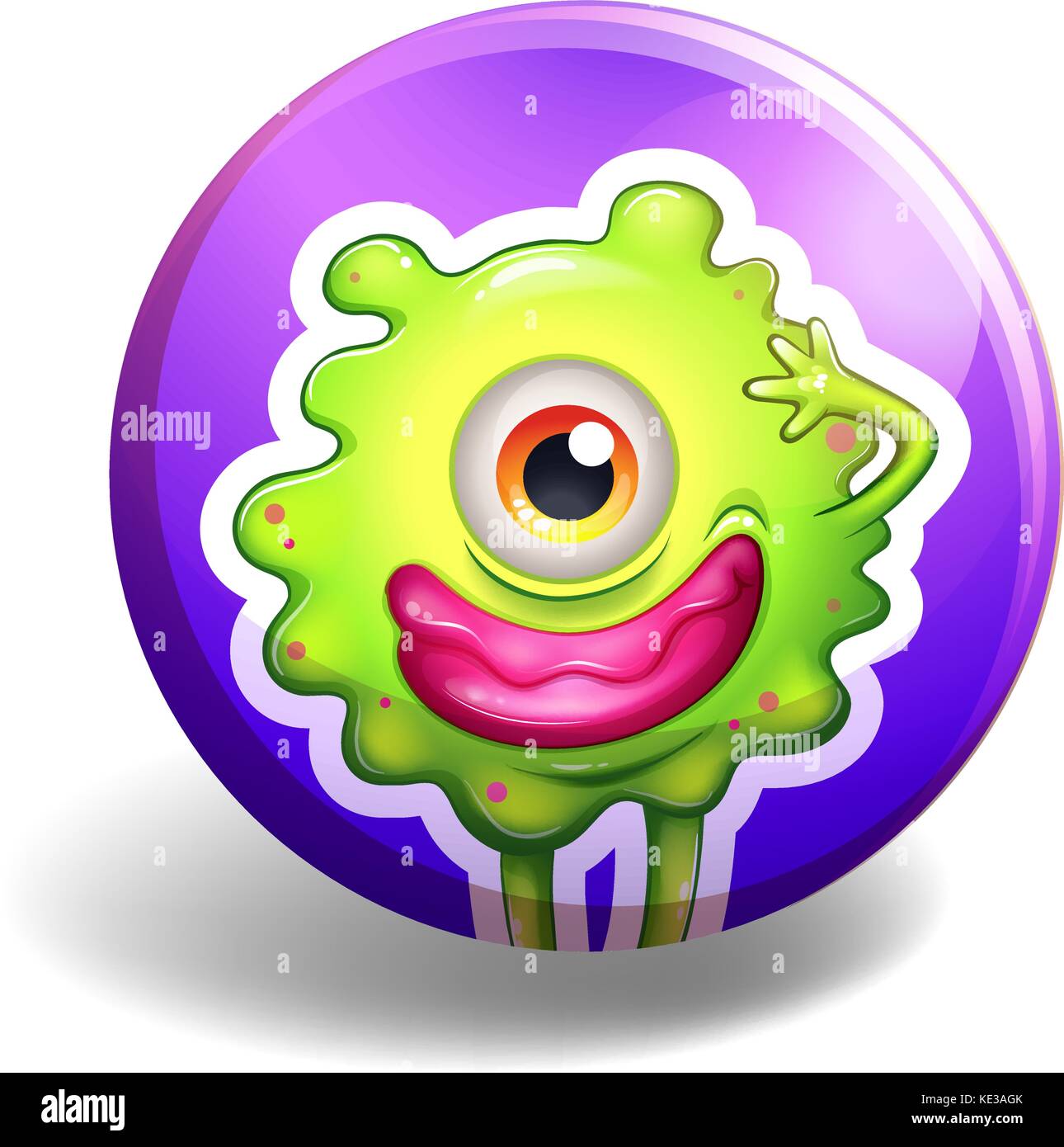 Eye badge clipart Stock Vector Images - Alamy