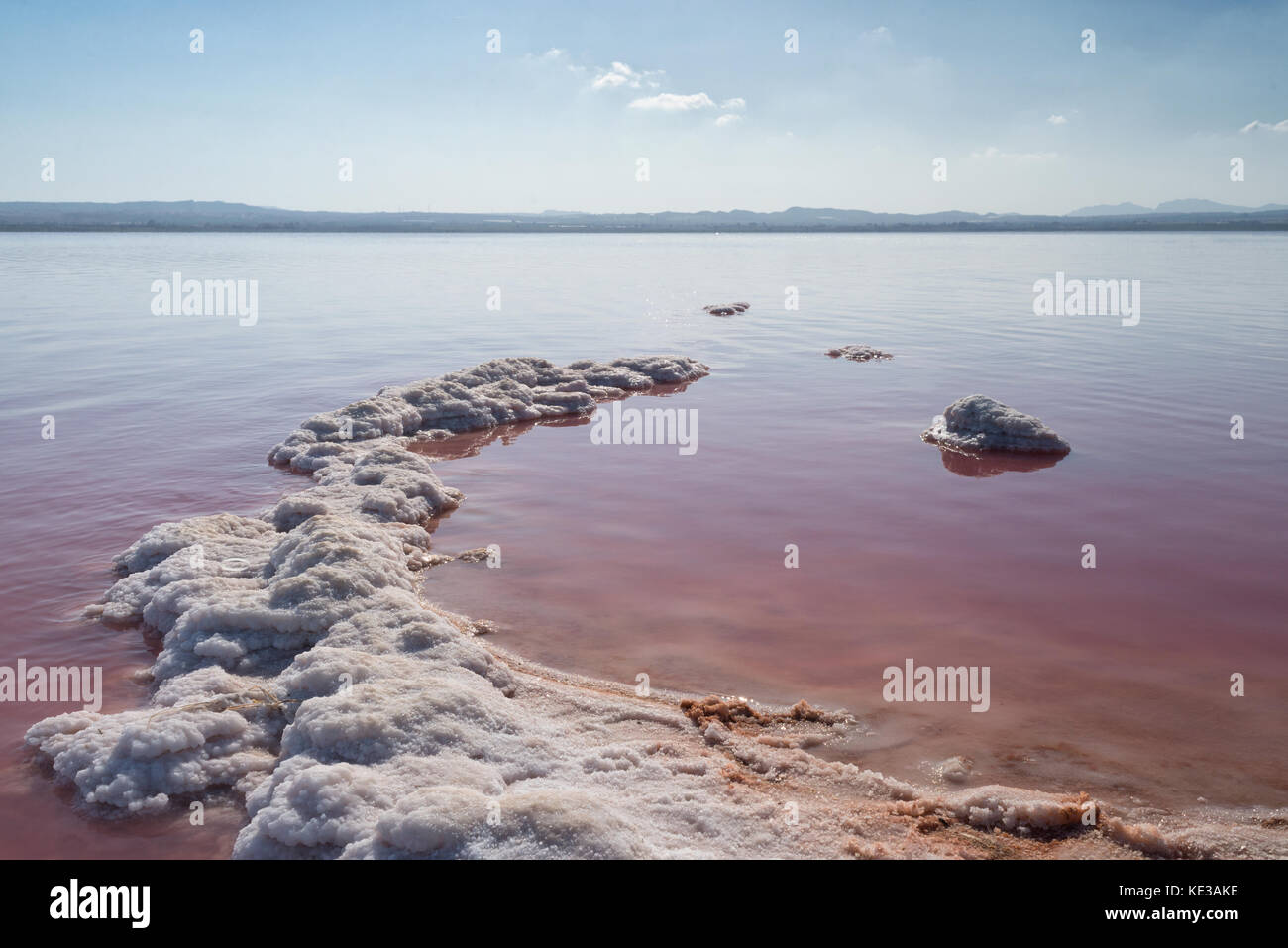 The Salt Lake at Torrevieja, Alicante, Spain Stock Photo - Alamy
