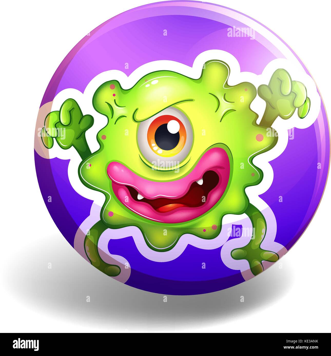 Eye badge clipart Stock Vector Images - Alamy