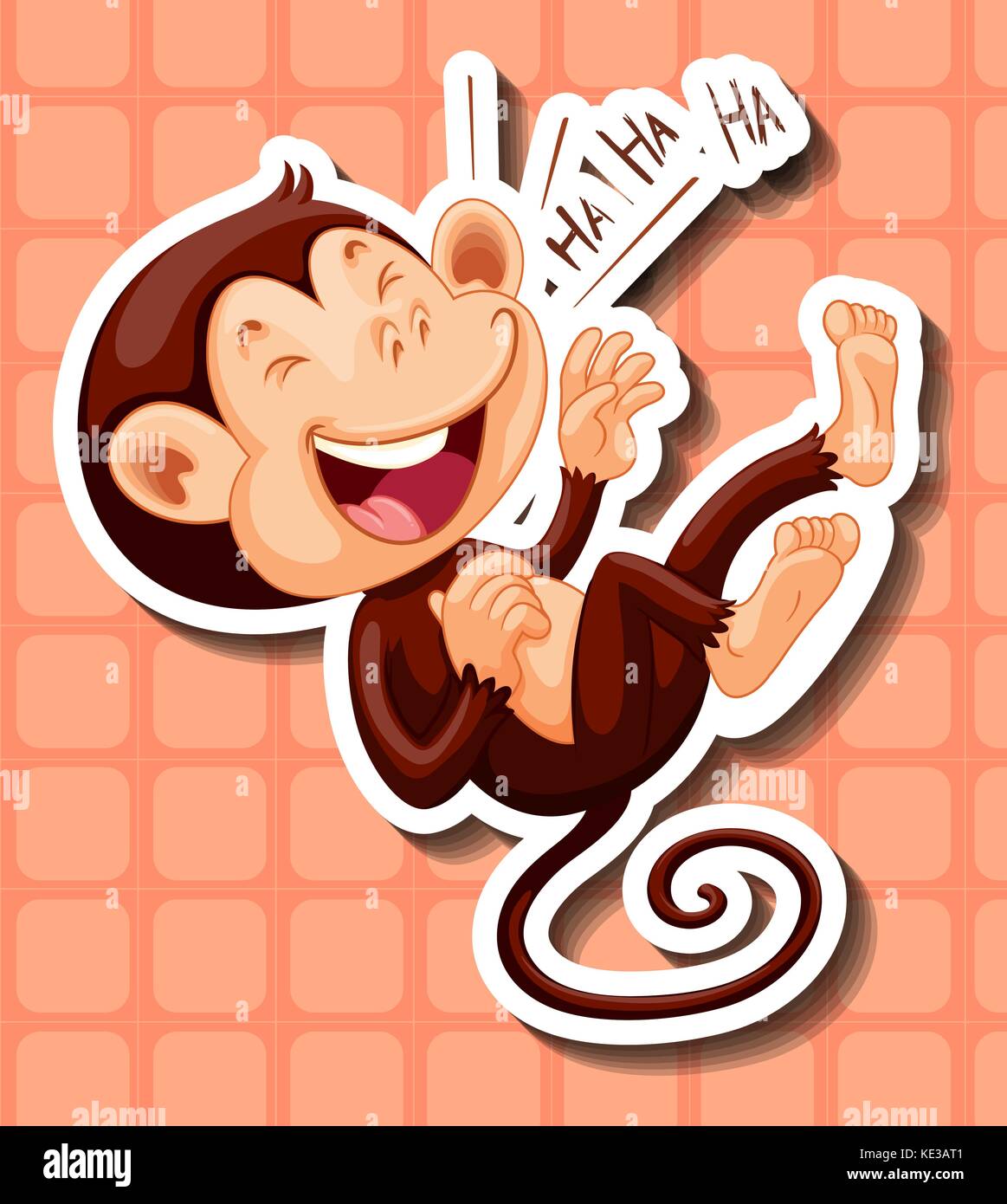 Monkey laughing hi-res stock photography and images - Alamy