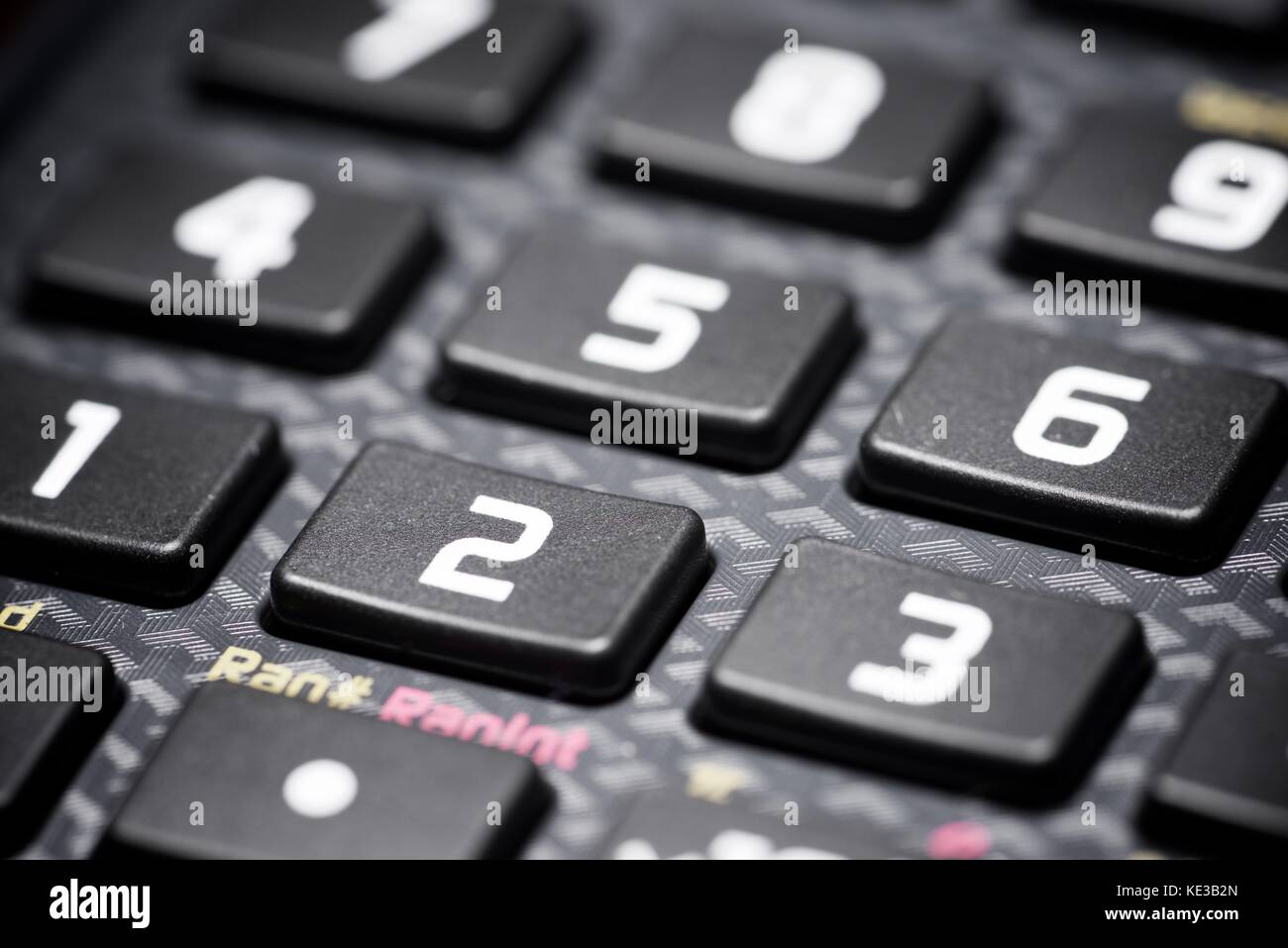 Close-up of buttons a scientific calculator Stock Photo - Alamy