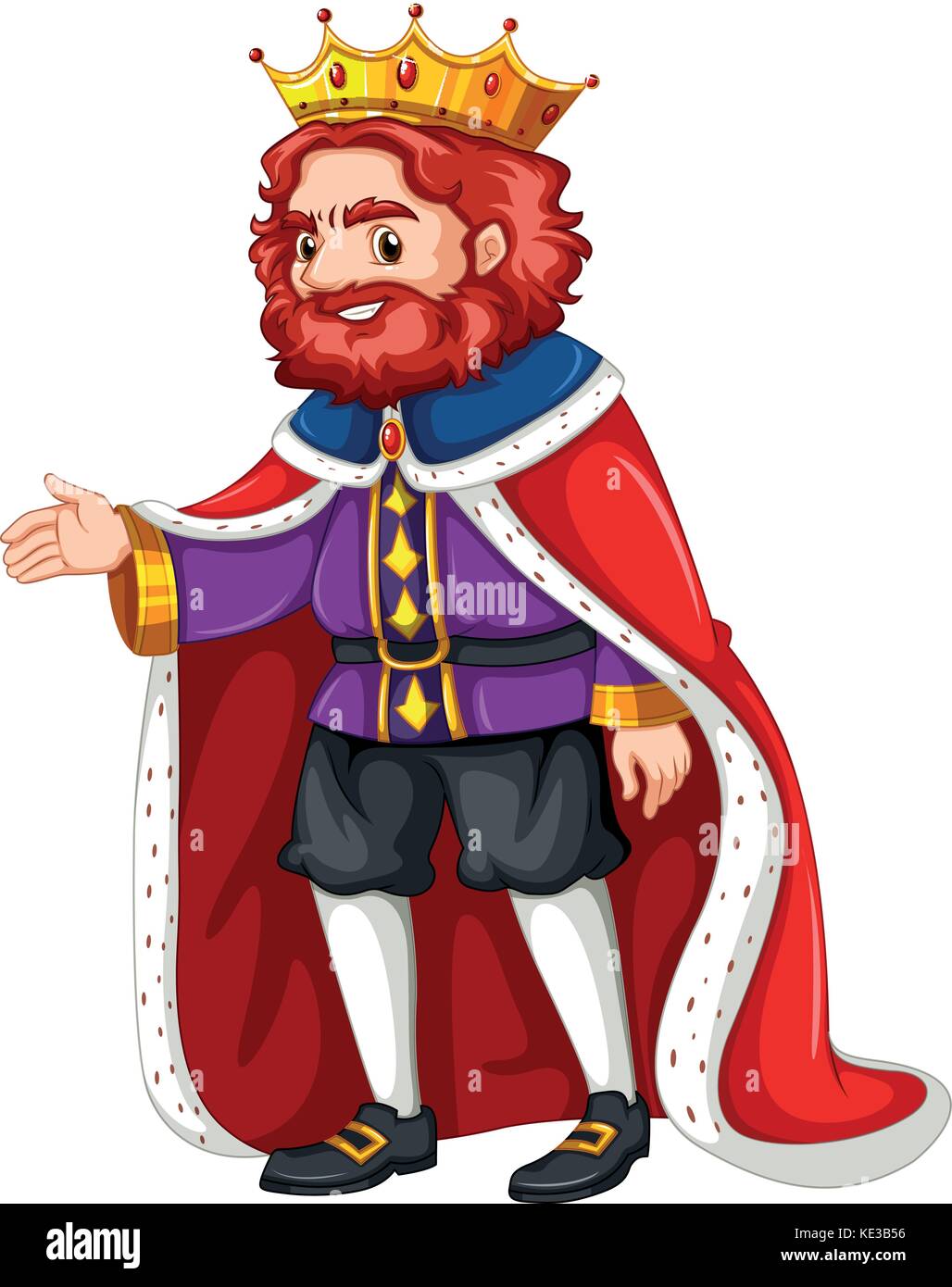 Royal male costume Stock Vector Images - Alamy
