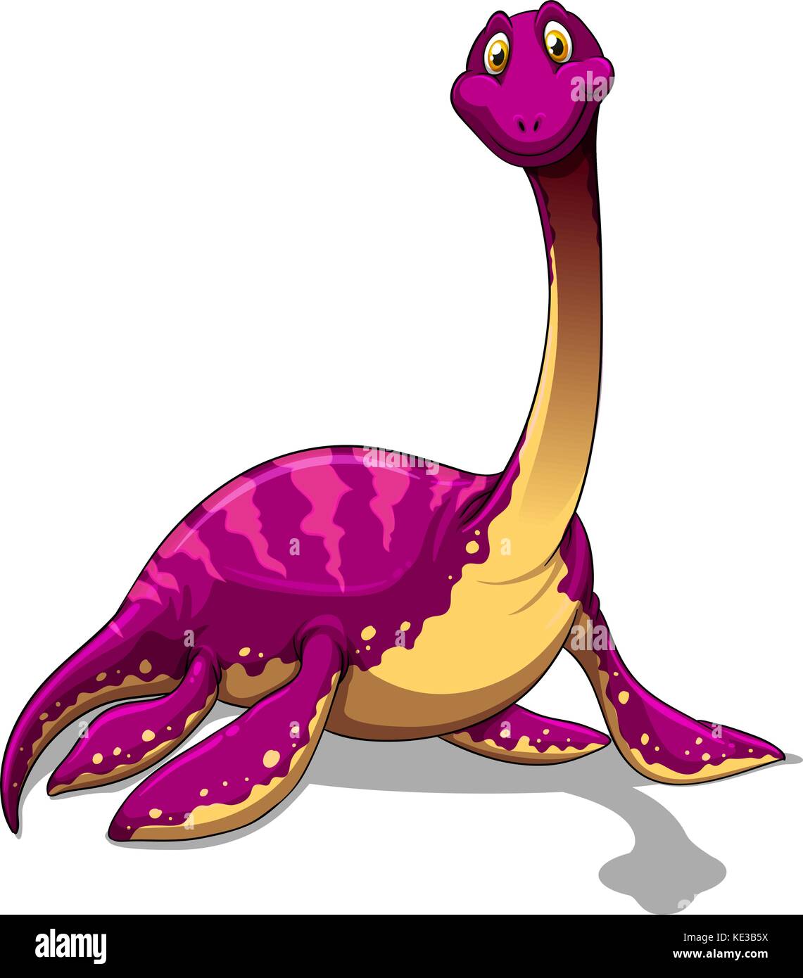 Long neck dinosaur clipart hi-res stock photography and images - Alamy
