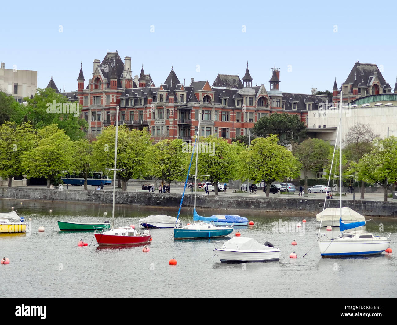 riparian scenery around Lake Zurich in Switzerland Stock Photo - Alamy