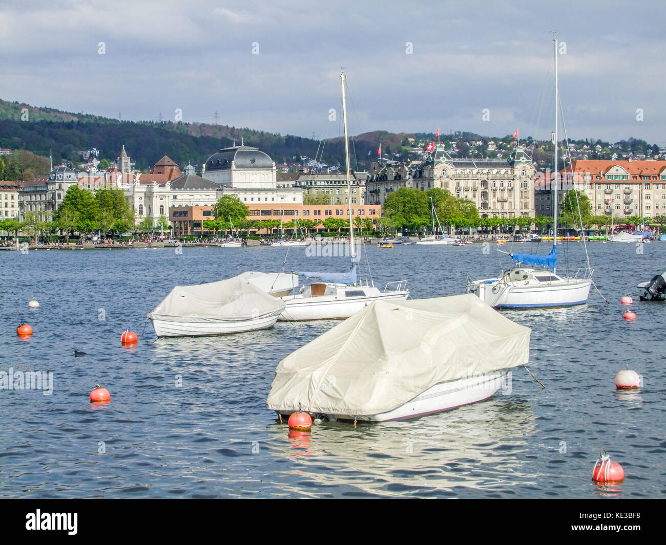 riparian scenery around Lake Zurich in Switzerland Stock Photo - Alamy