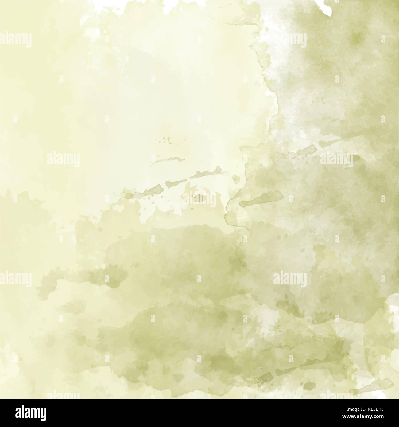 olive hand drawn watercolor background, vector Stock Vector Image & Art ...