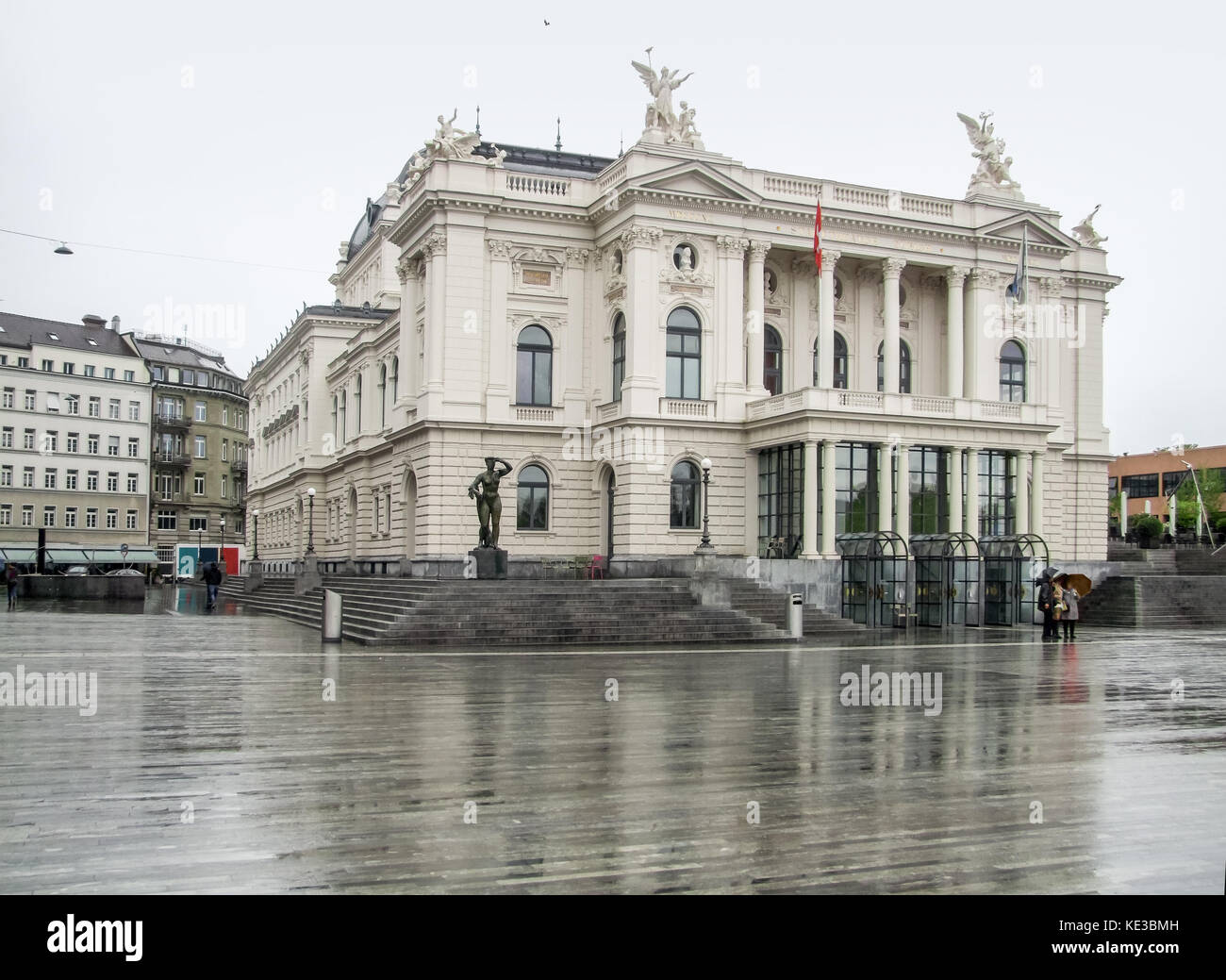 Opera House in Zurich, the largest city in Switzerland Stock Photo - Alamy