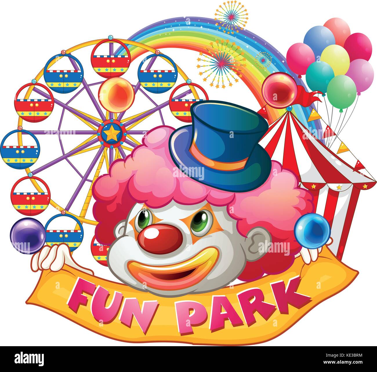 Character theme park Stock Vector Images - Alamy