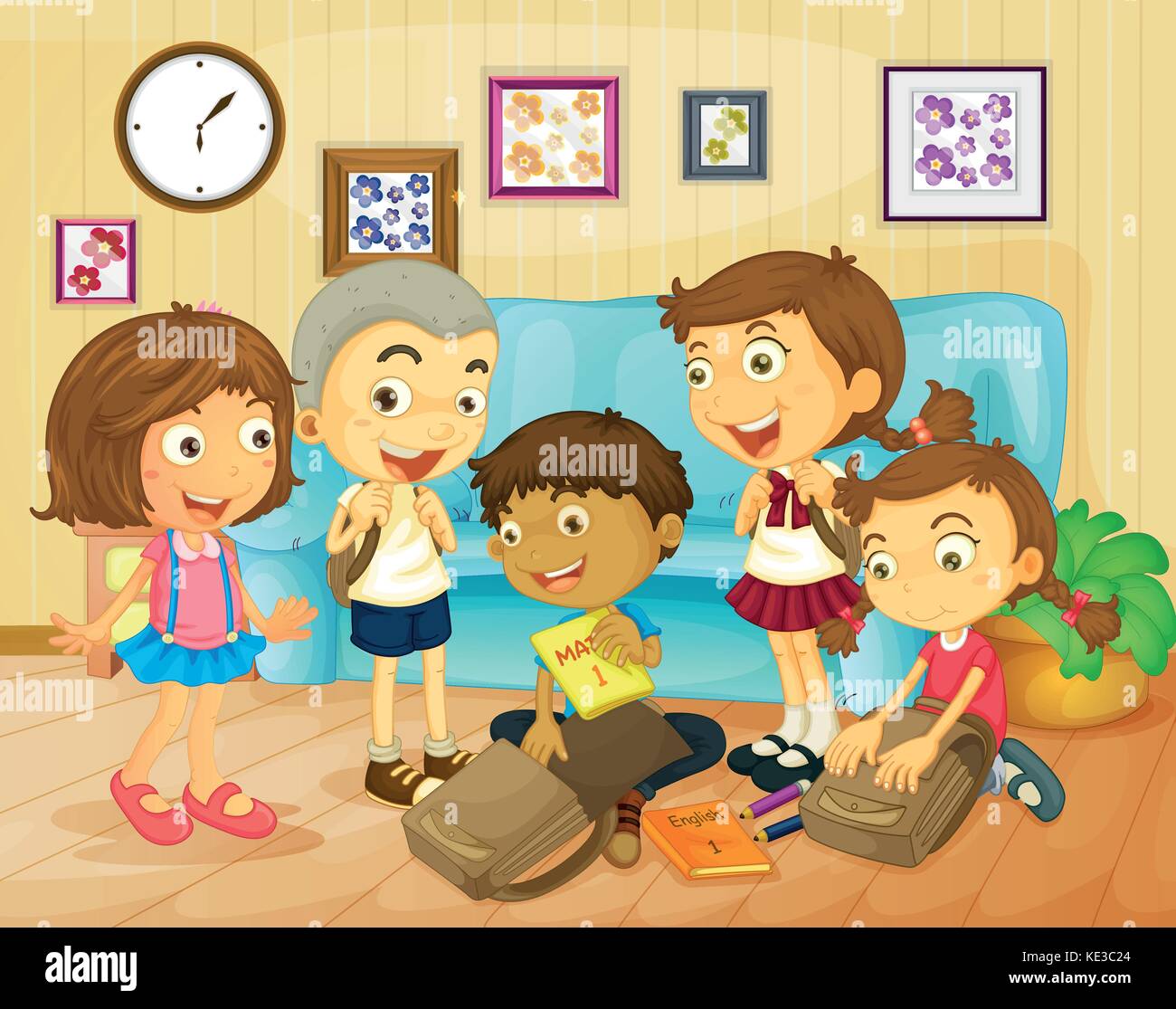 Boys in packing room hi-res stock photography and images - Alamy