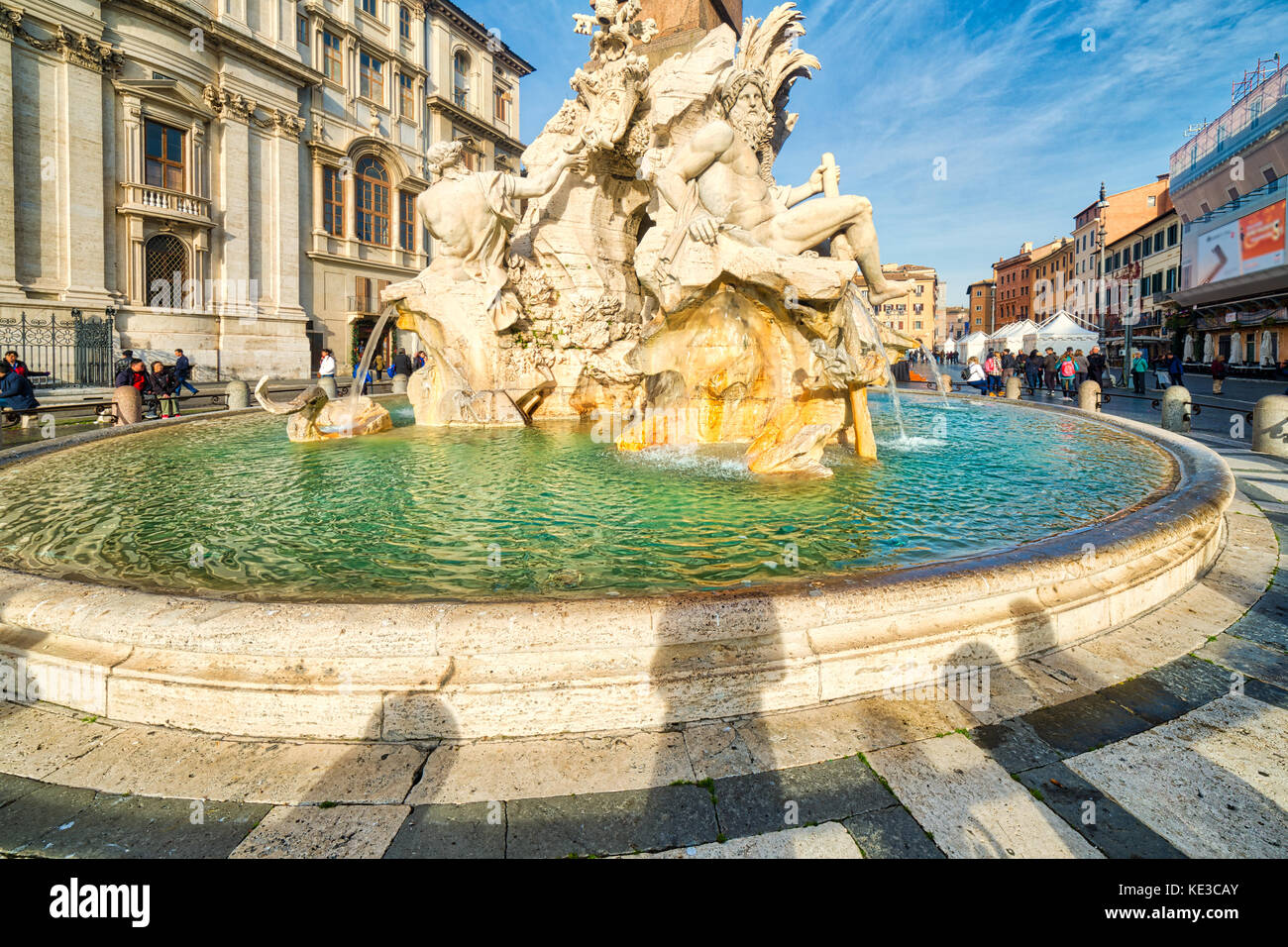 Fountain in ancient square hi-res stock photography and images - Alamy