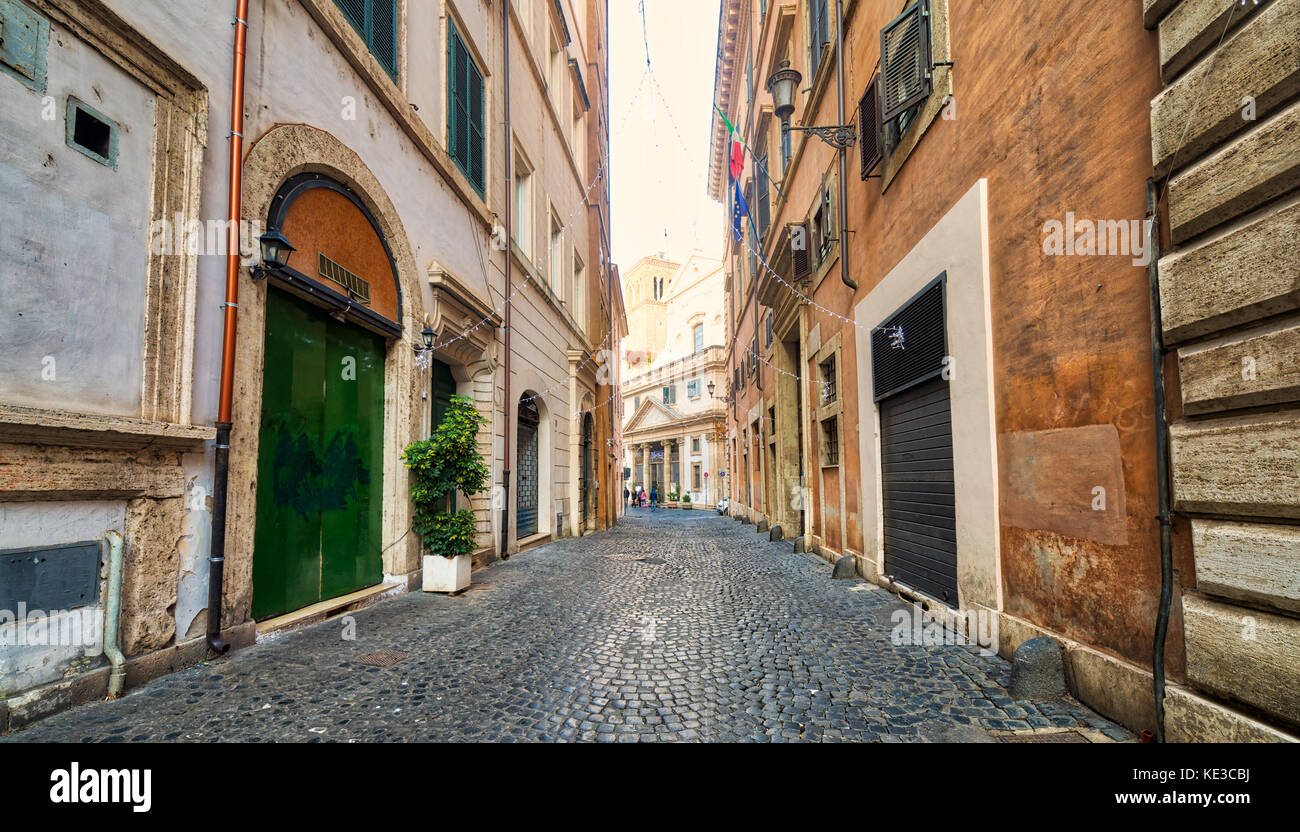 ancient street of Rome Stock Photo - Alamy