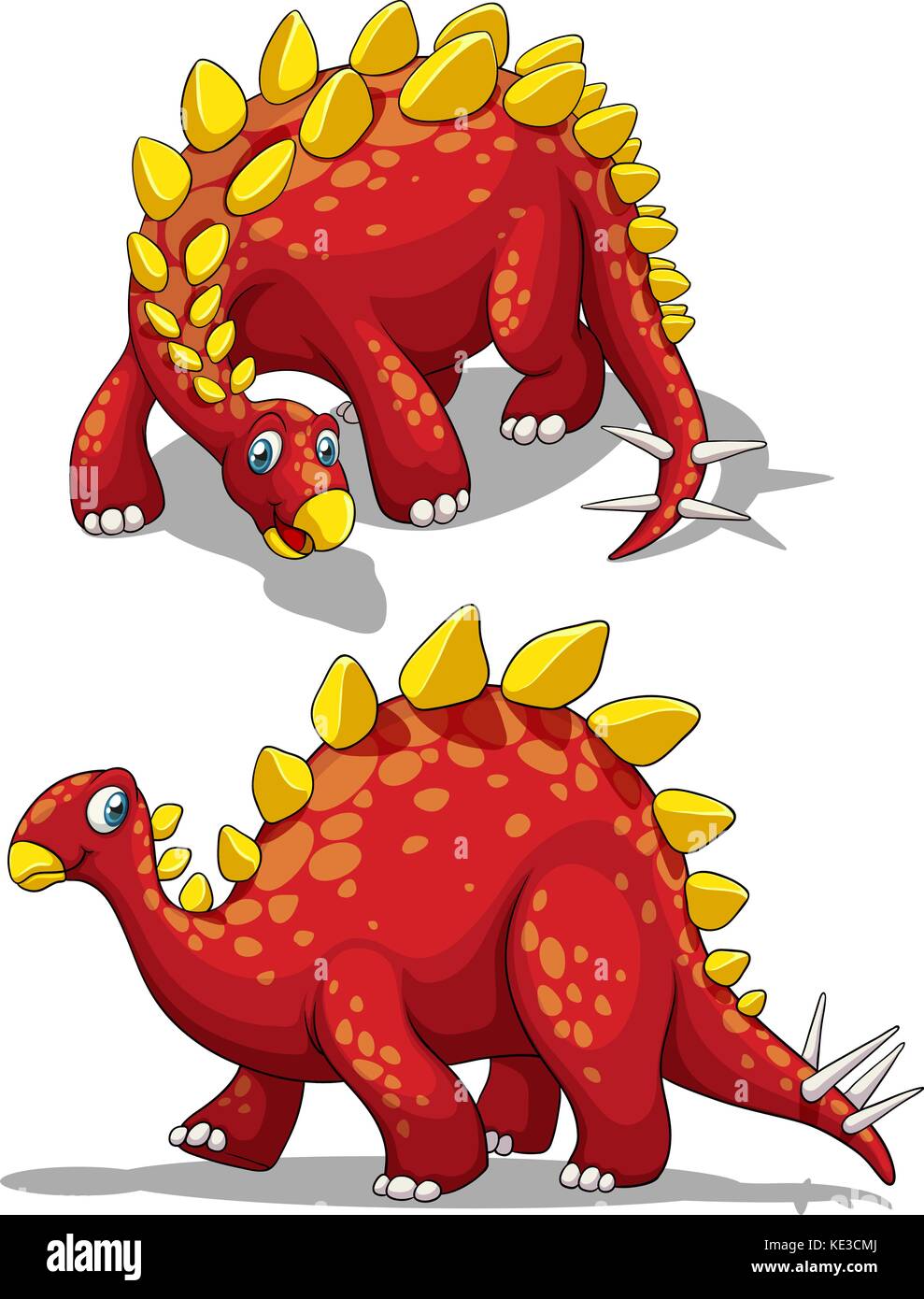 Red dino Stock Vector Images - Alamy