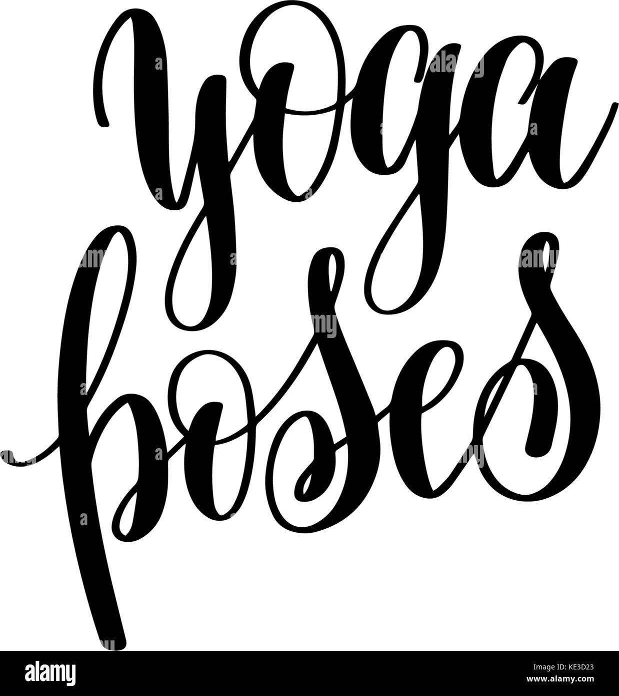 Yoga poses Black and White Stock Photos & Images - Alamy